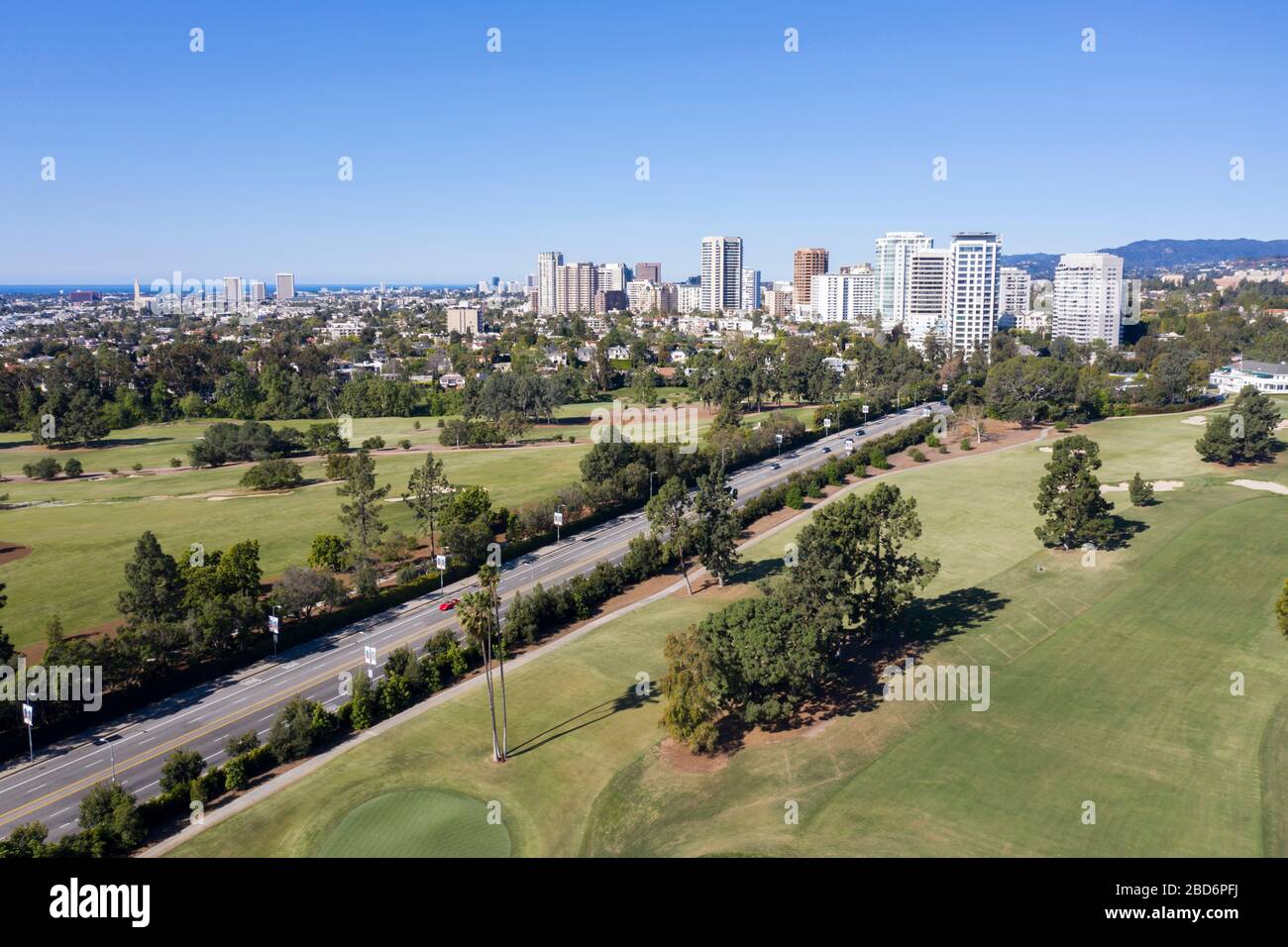 Aerial los angeles golf course hi-res stock photography and images - Alamy