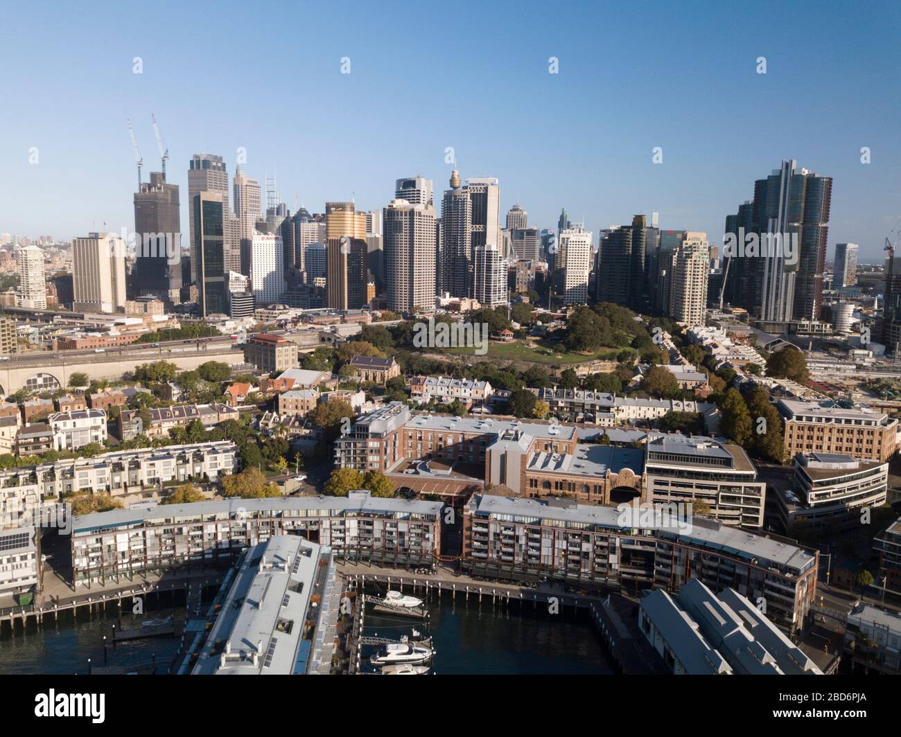 Sydney downtown skyline Stock Photo - Alamy