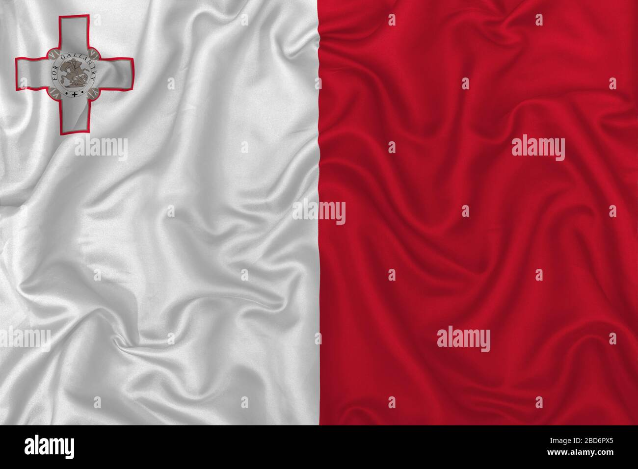 Malta silk flag hi-res stock photography and images - Alamy