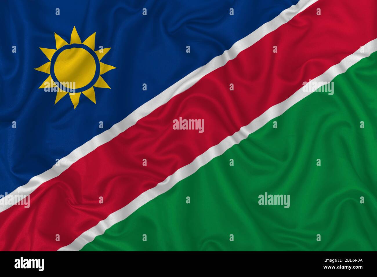 Namibia fabric flag hi-res stock photography and images - Alamy