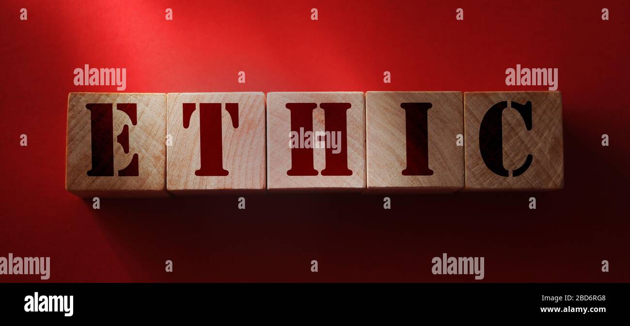 Professional ethics word cloud hi-res stock photography and images - Alamy