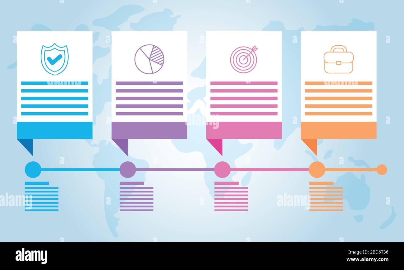 business squares time line infographics Stock Vector Image & Art - Alamy