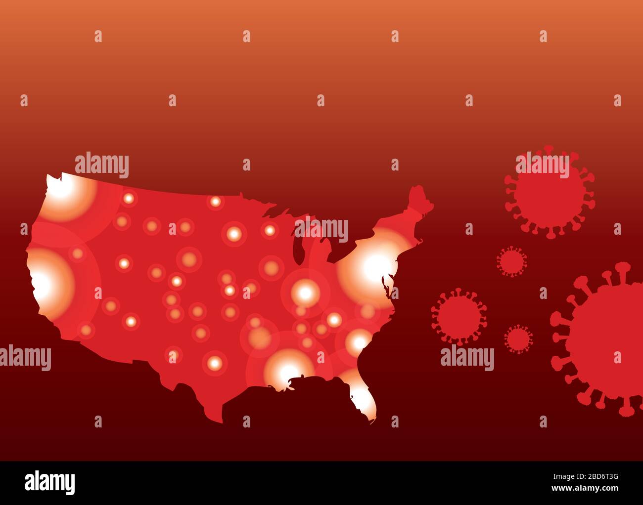 Pandemic hot spot Stock Vector Images - Alamy