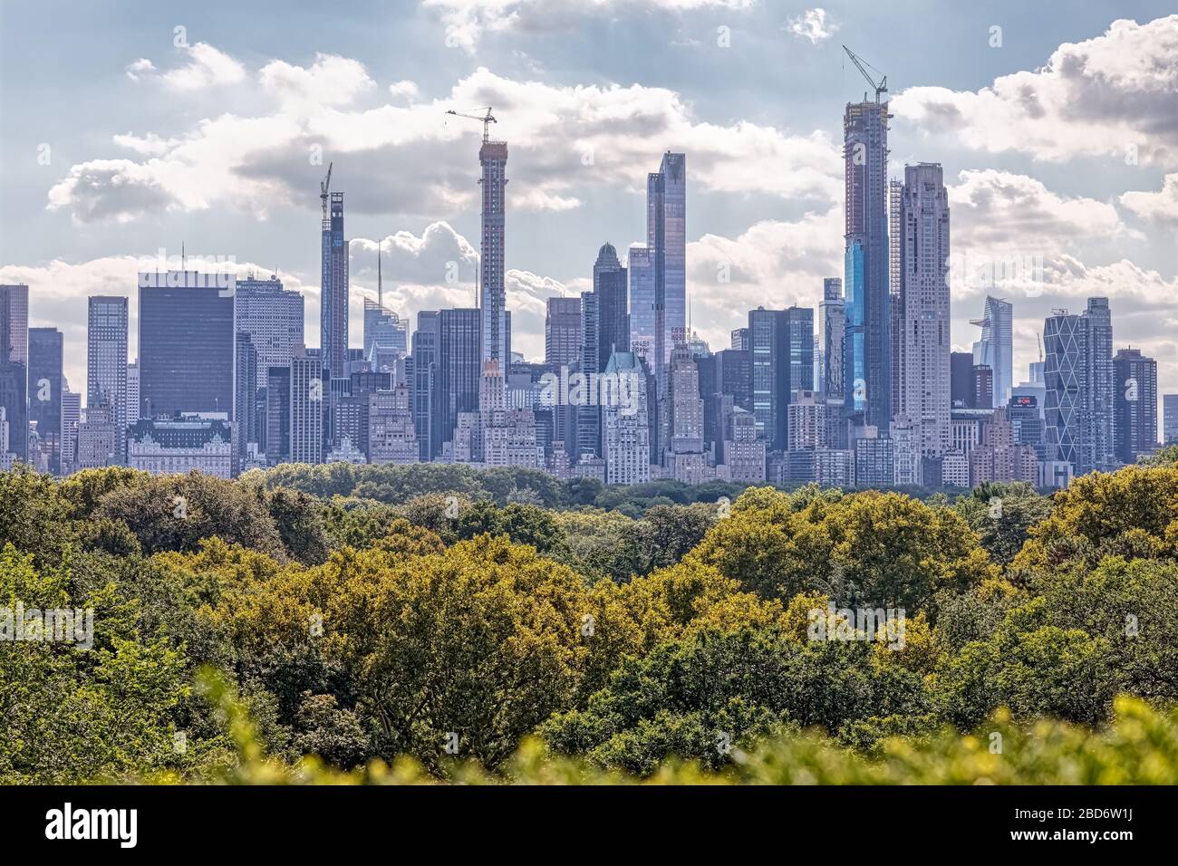 Central park and new york and treetop hi-res stock photography and ...