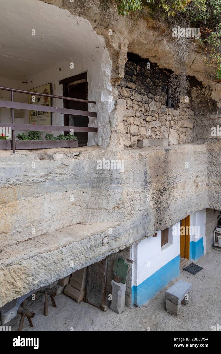 Rock dwelling in Brhlovce, Levice district, Nitra region, Slovakia ...