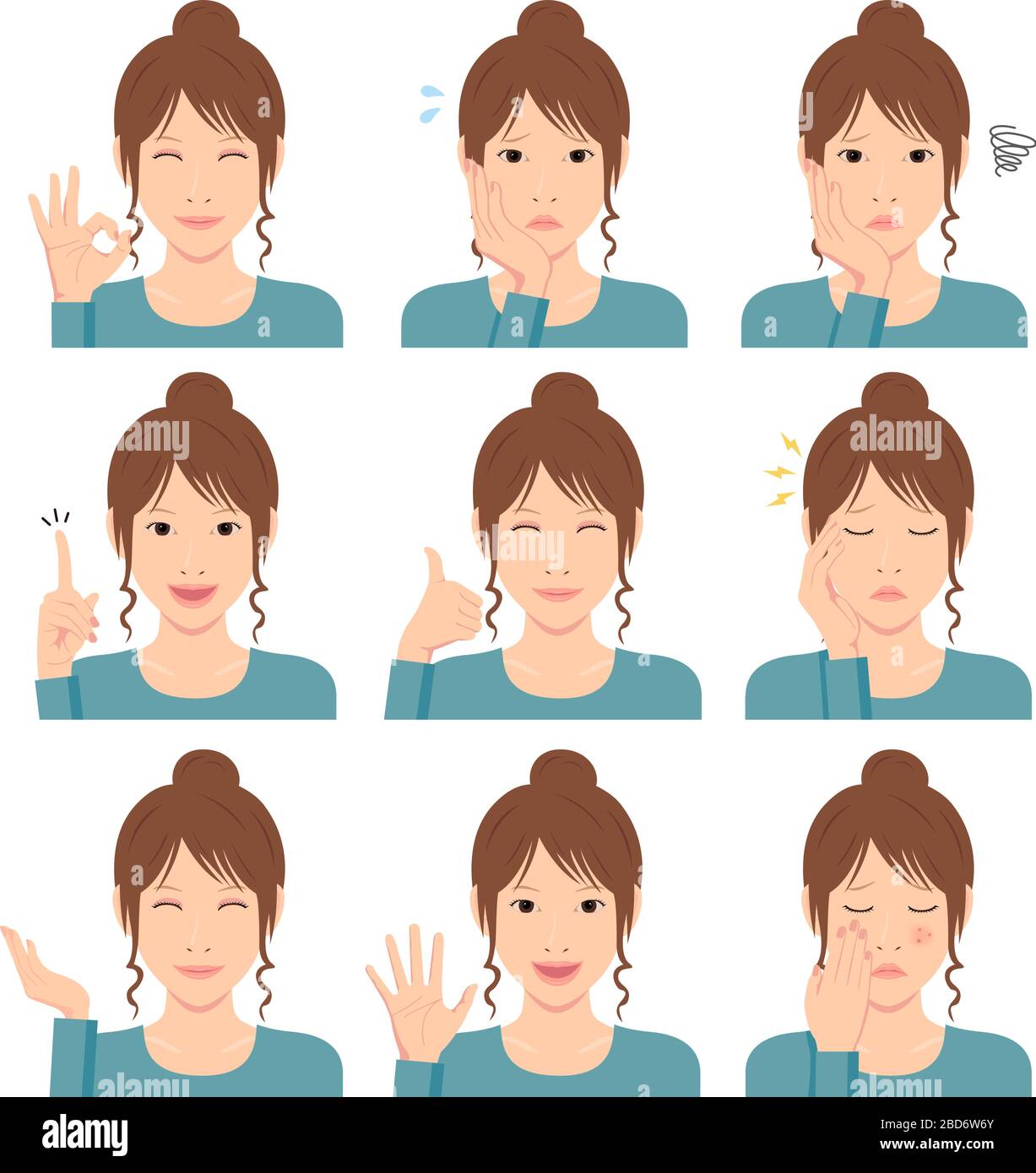 Ok embarrassed Cut Out Stock Images & Pictures - Alamy