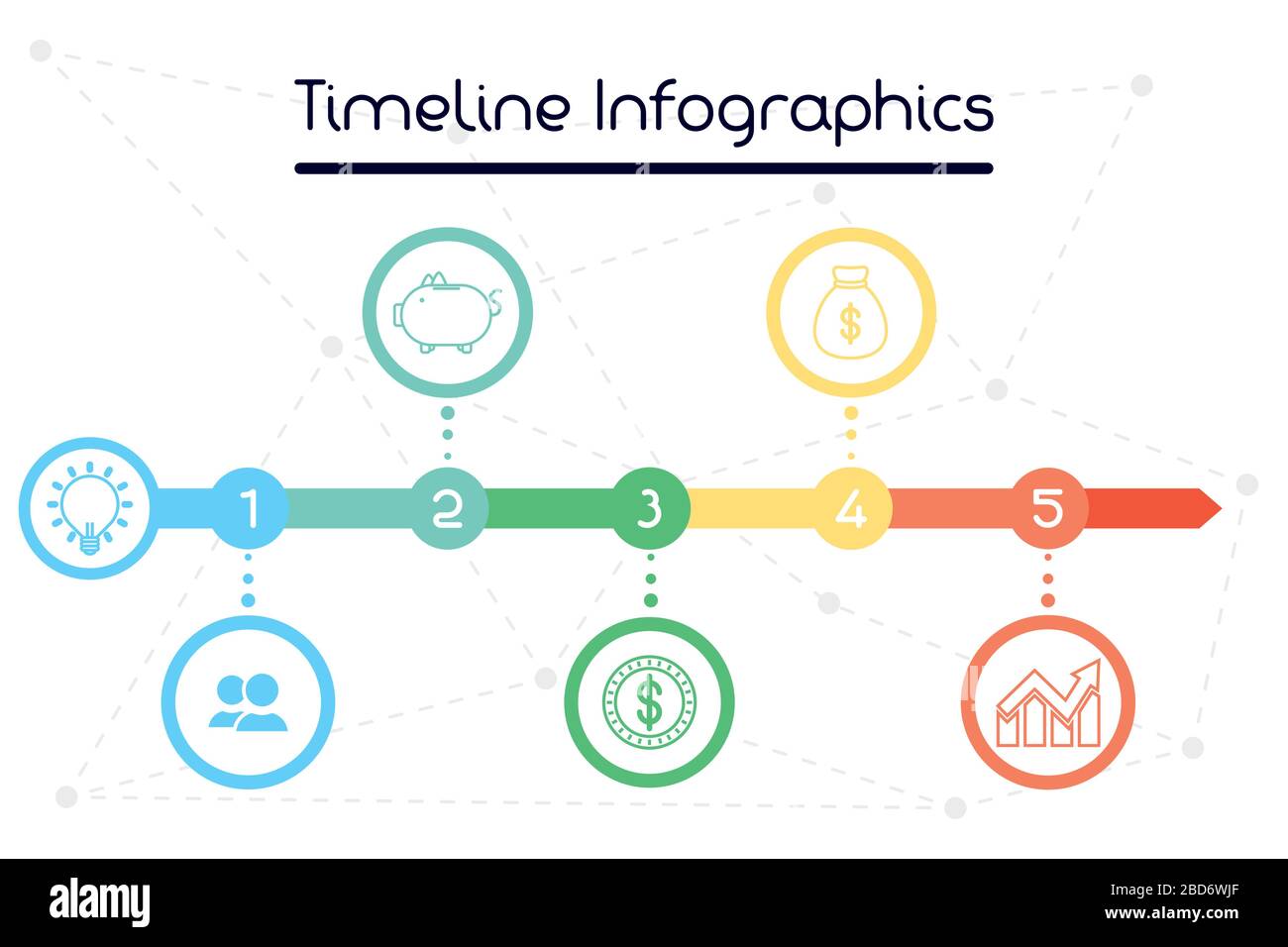 business circular time line infographics Stock Vector Image & Art - Alamy