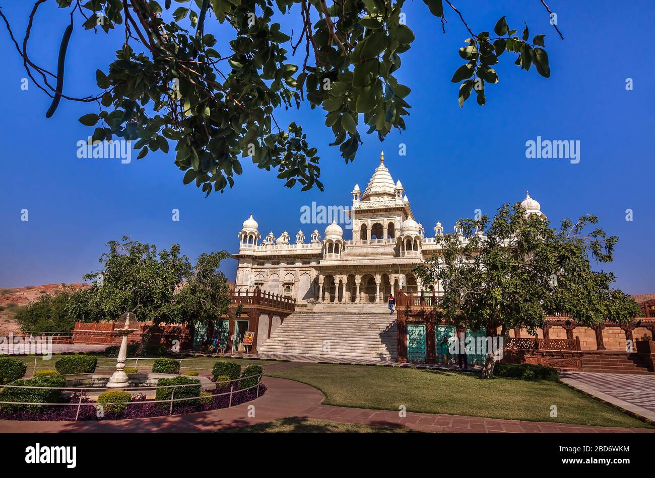 JODHPUR, INDIA – DEC. 02, 2019: Famous Jaswant Thada Mausoleum in ...