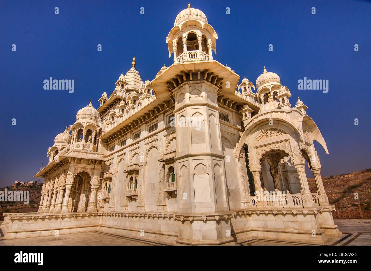 JODHPUR, INDIA – DEC. 02, 2019: Famous Jaswant Thada Mausoleum in ...