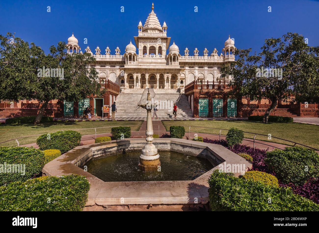 JODHPUR, INDIA – DEC. 02, 2019: Famous Jaswant Thada Mausoleum in ...