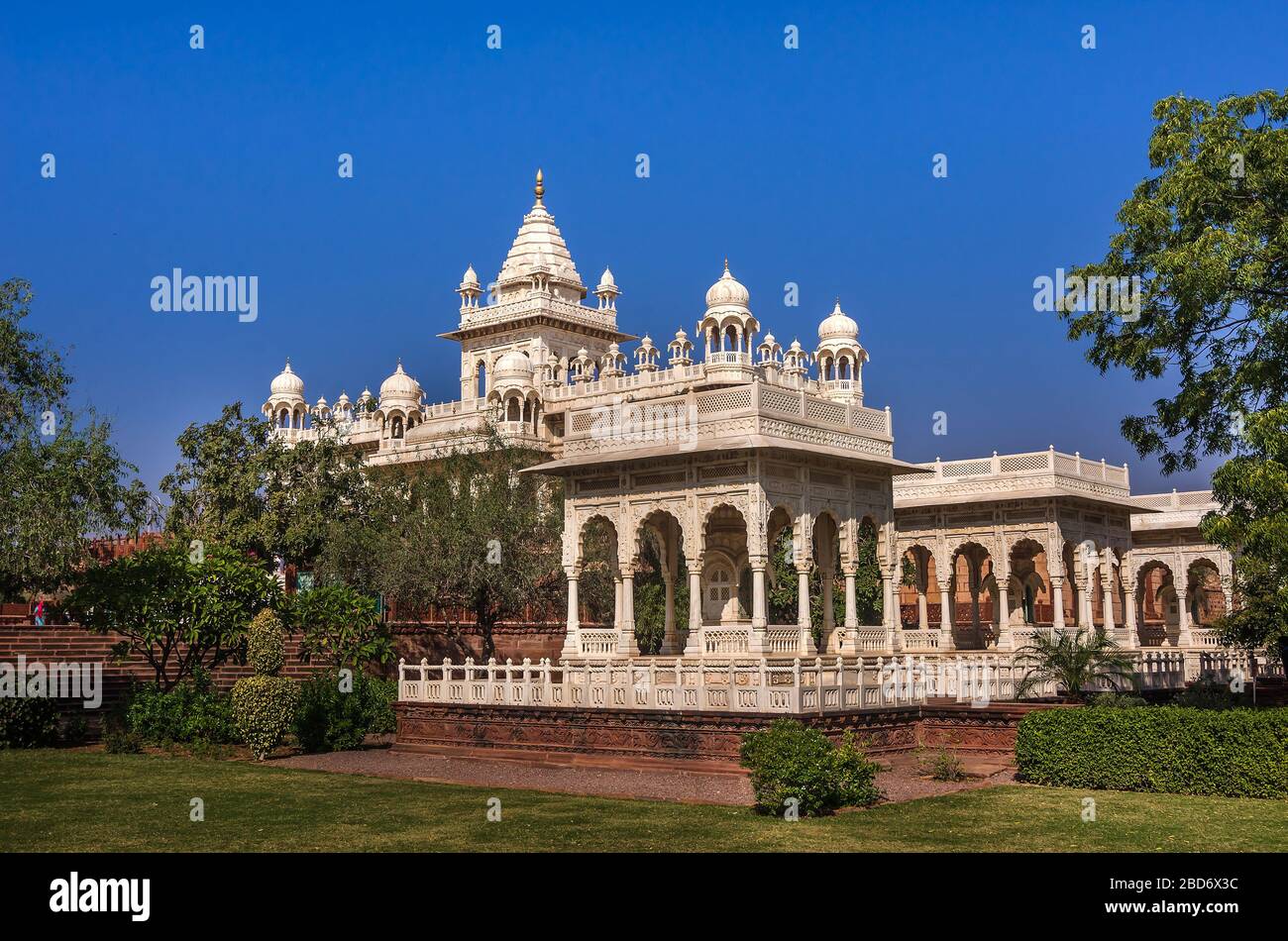 JODHPUR, INDIA – DEC. 02, 2019: Famous Jaswant Thada Mausoleum in ...