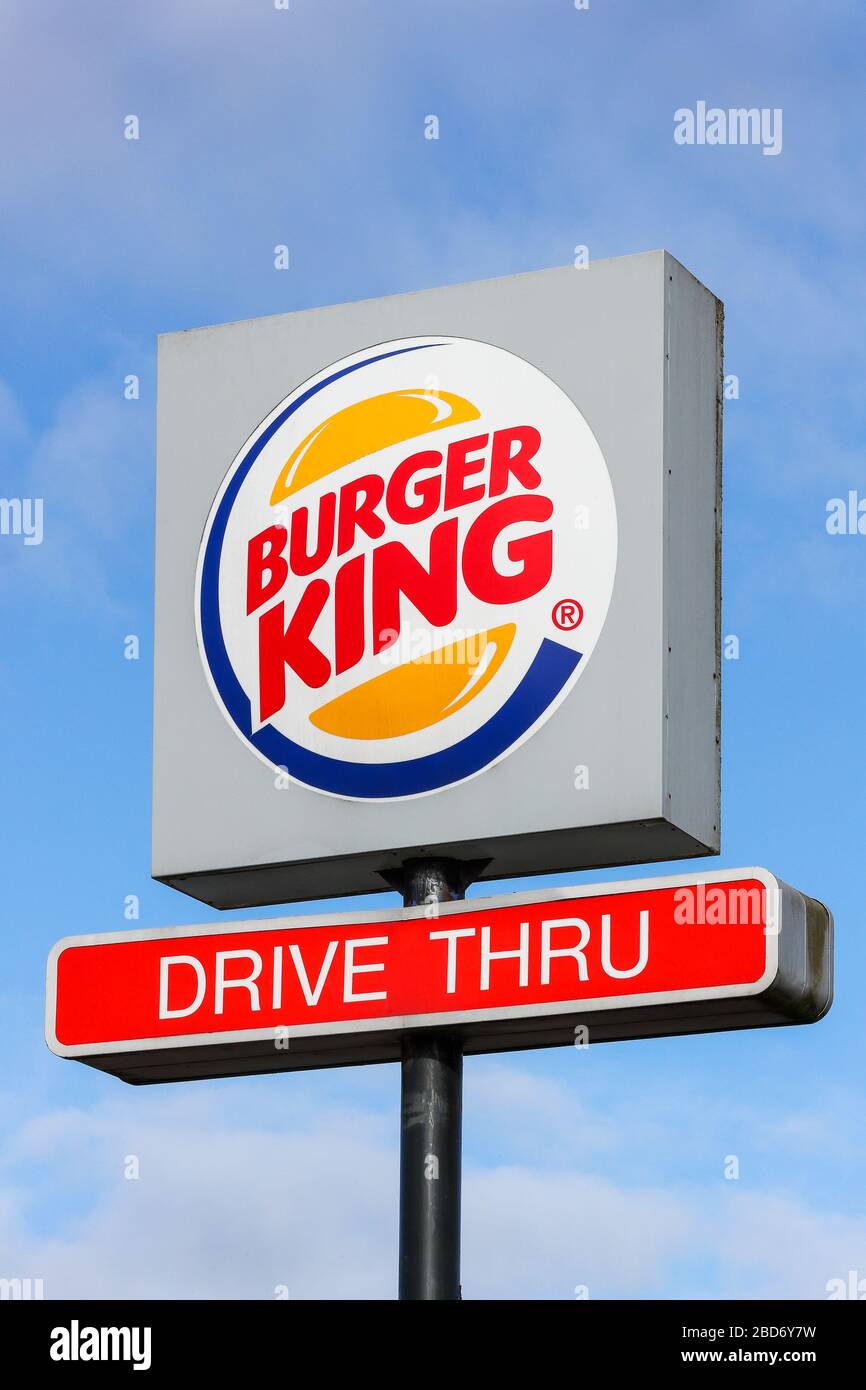 Burger king drive uk hi-res stock photography and images - Alamy