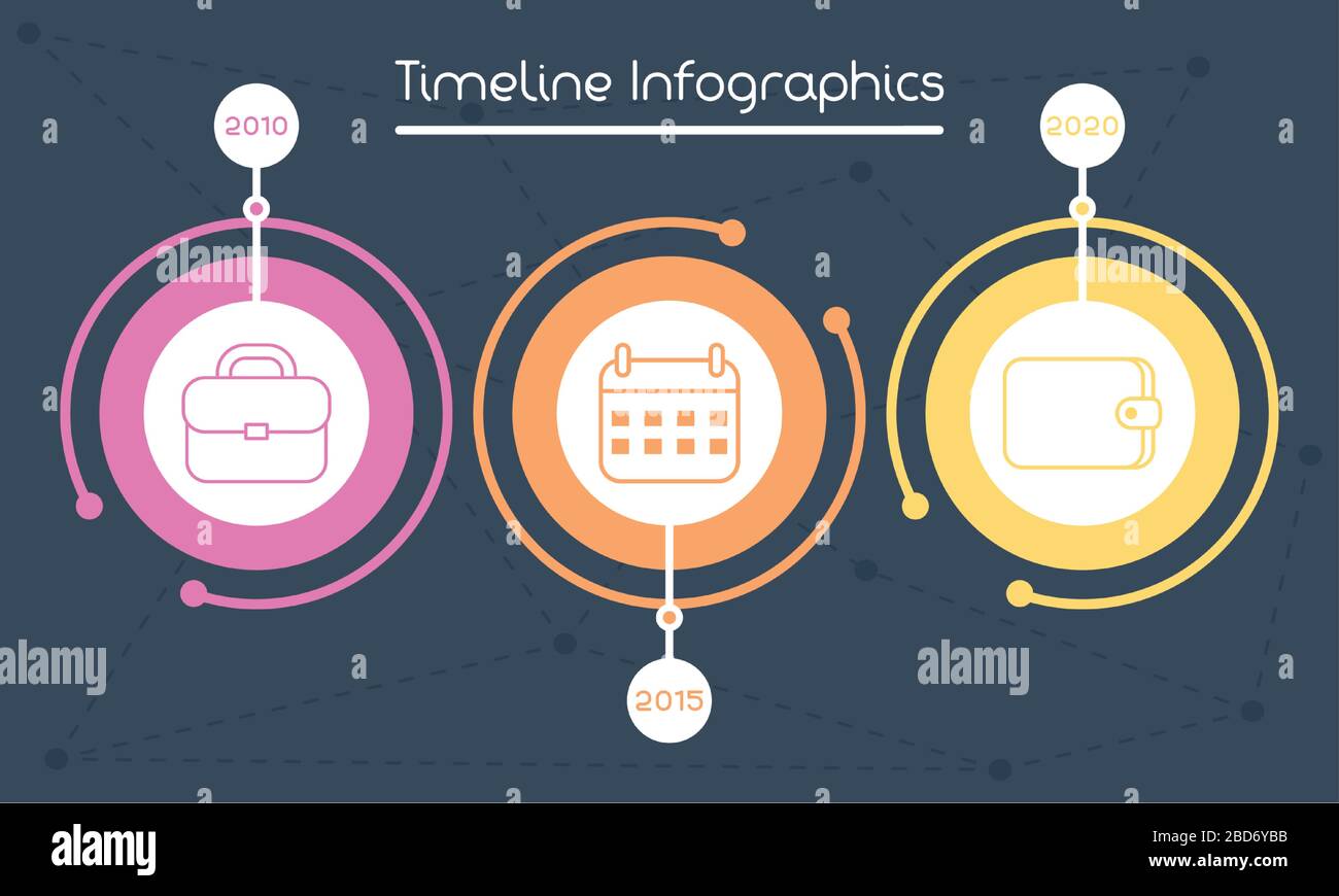business circular time line infographics Stock Vector Image & Art - Alamy