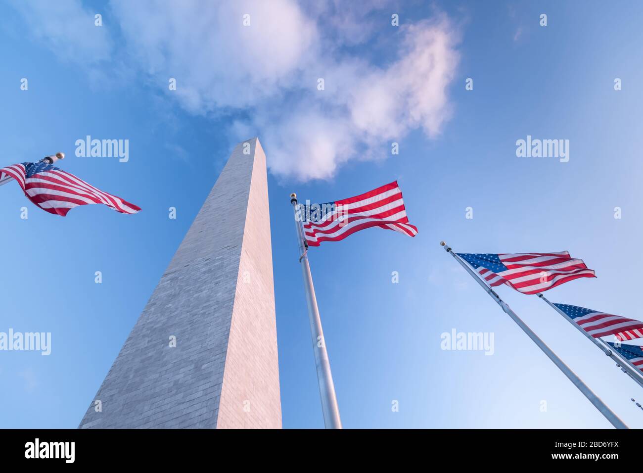 American Flag In The Sky High Resolution Stock Photography and Images ...