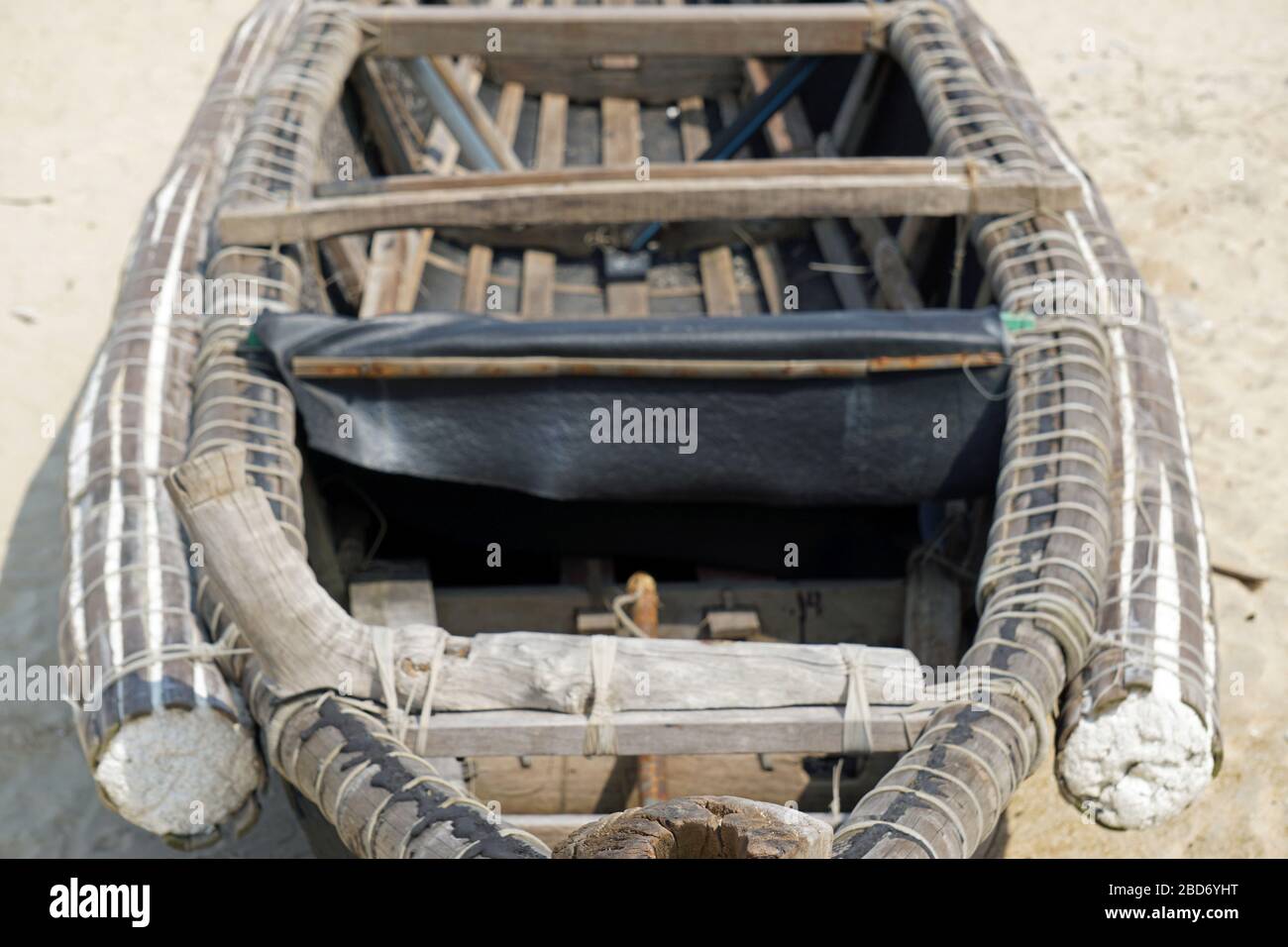 rotten fisher boats at the beach of hue Stock Photo - Alamy