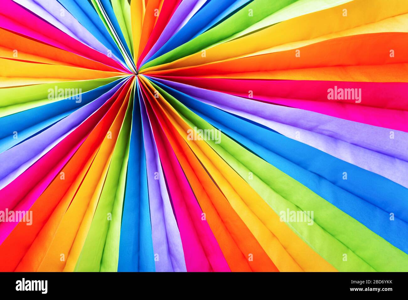 Rainbow birthday party decoration. Pride background concept Stock Photo ...