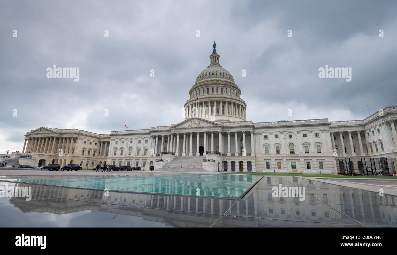 The United States Capitol building in Washington DC, United States of ...