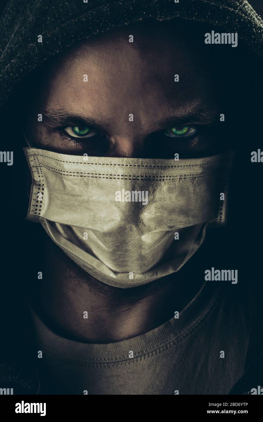 Gangster wearing mask hi-res stock photography and images - Alamy