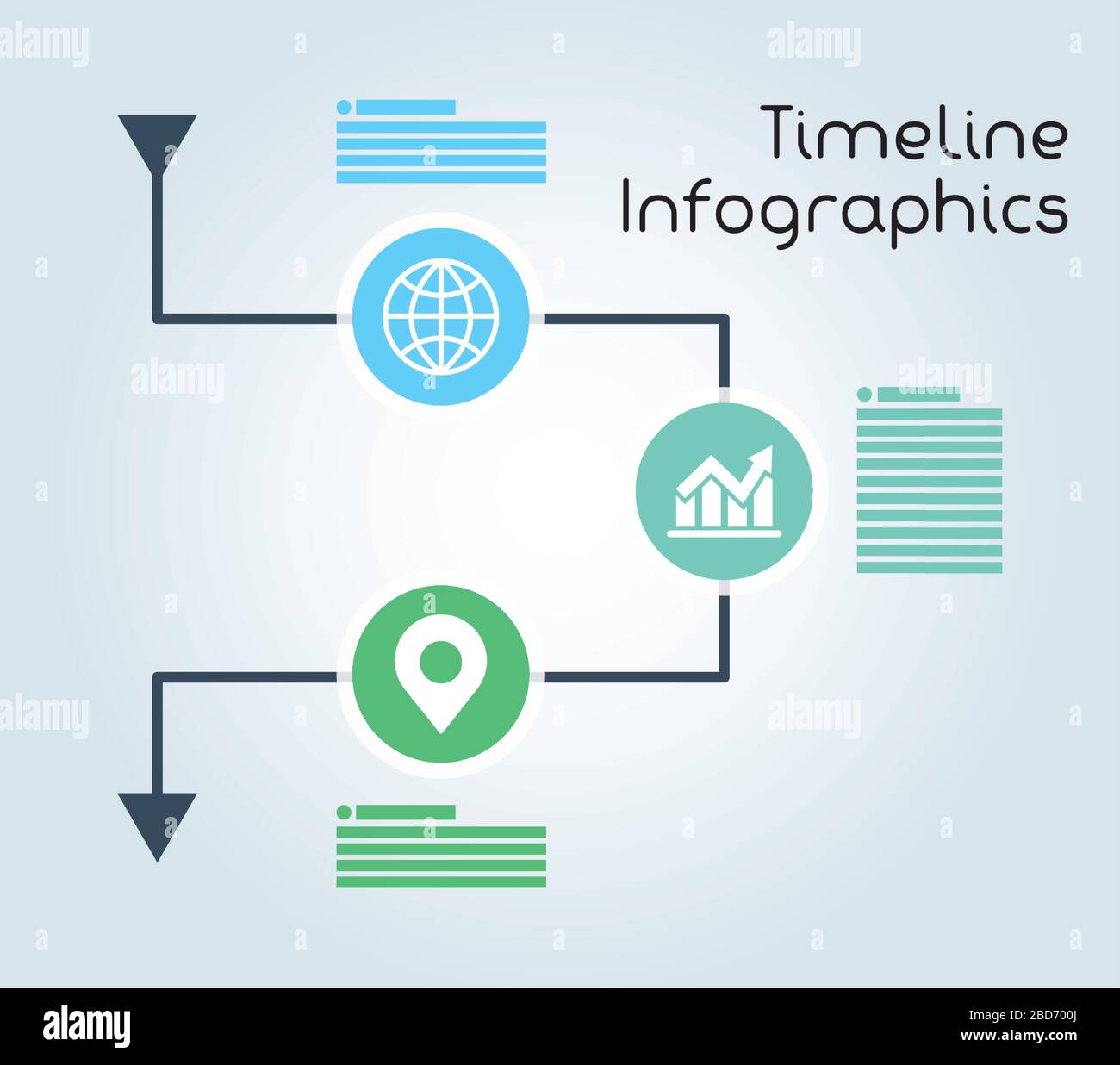business circular time line infographics with arrows Stock Vector Image ...