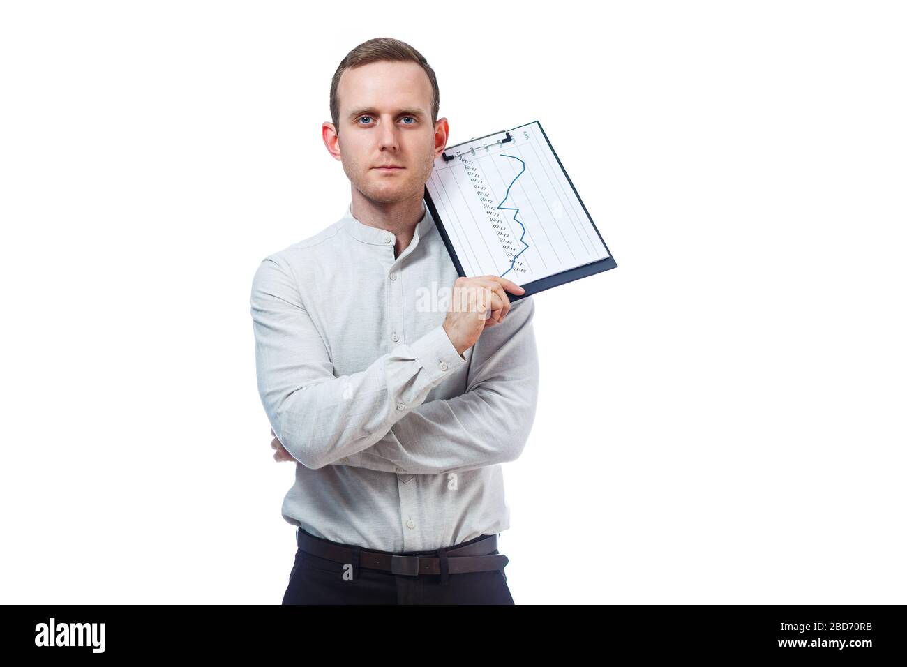 man businessman, a teacher, a mentor, study and sign documents a new ...