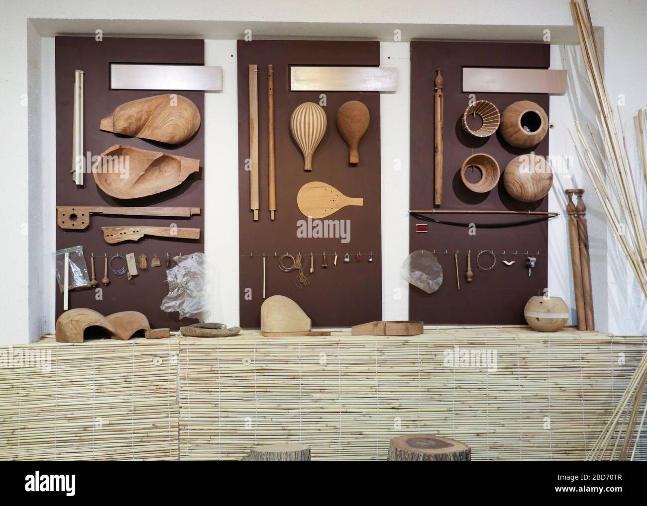 basic components of Tar instrument in Museum of Music in Isfahan ...