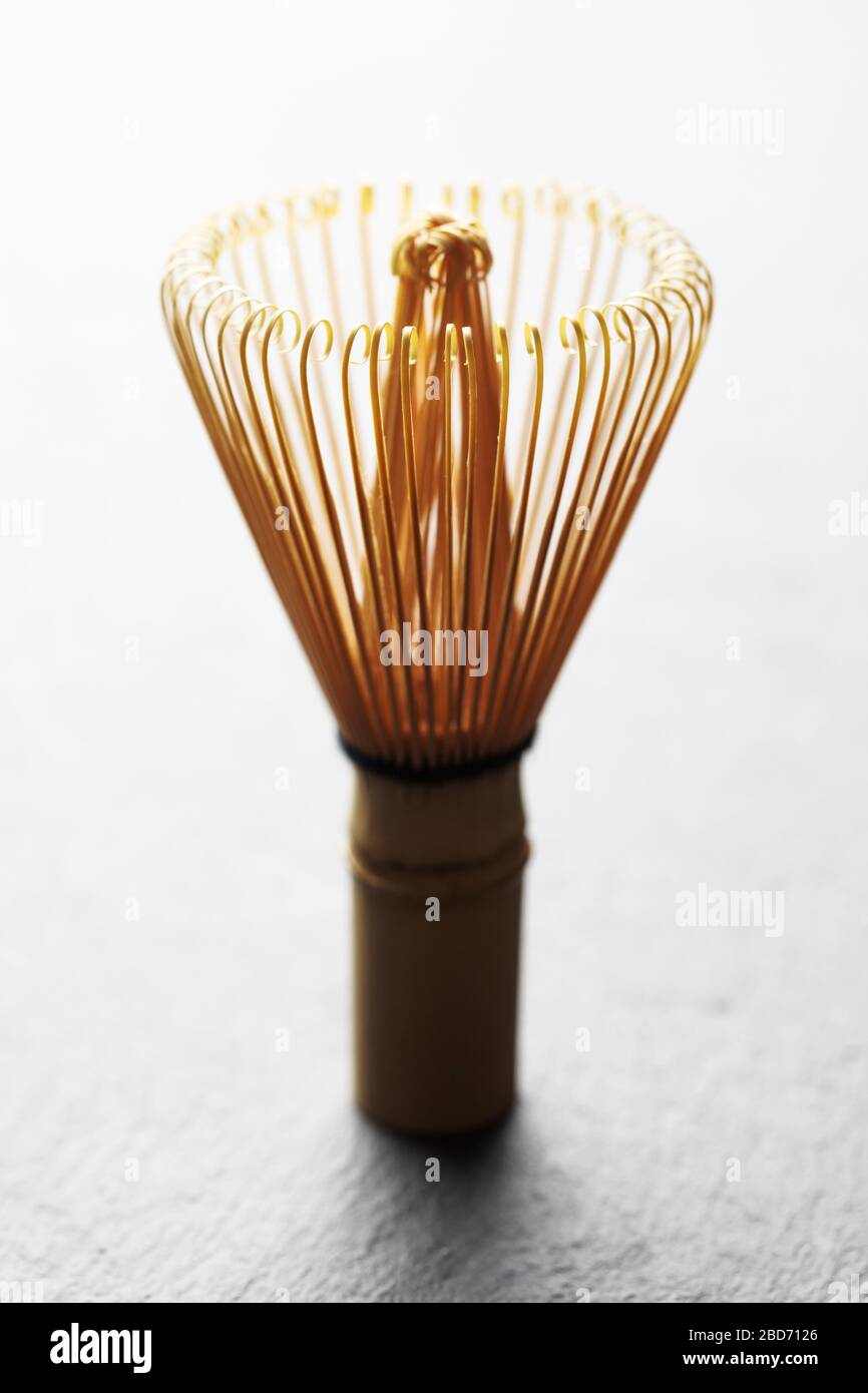 A chasen - special bamboo matcha tea whisk Stock Photo - Alamy