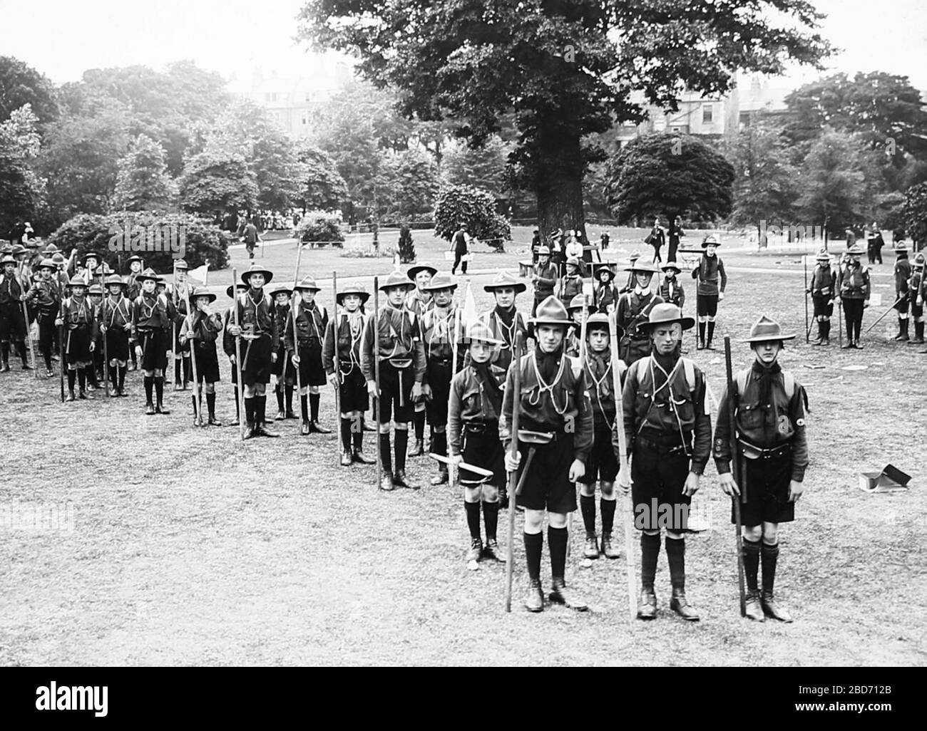 Boy Scouts, early 1900s Stock Photo - Alamy