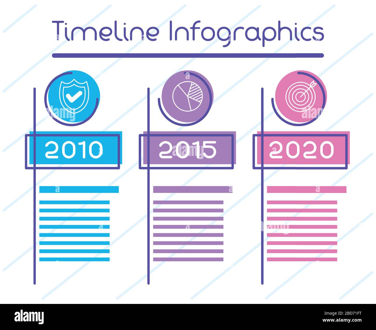 business circular time line infographics with years Stock Vector Image ...