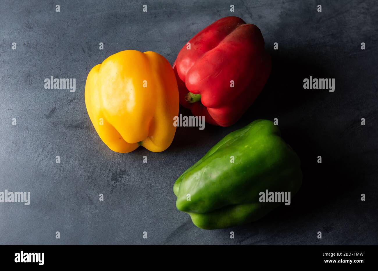 Bell pepper on the table Stock Photo - Alamy