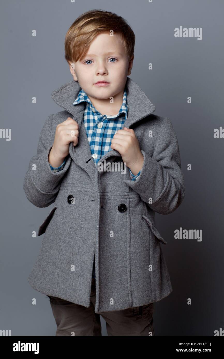 Fashionable Boy. Children's fashion Stock Photo - Alamy