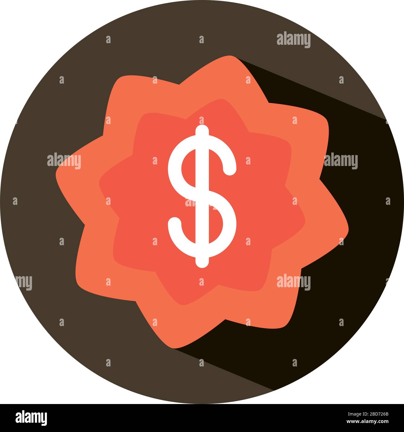 tag market money, rising food prices, block style icon vector ...