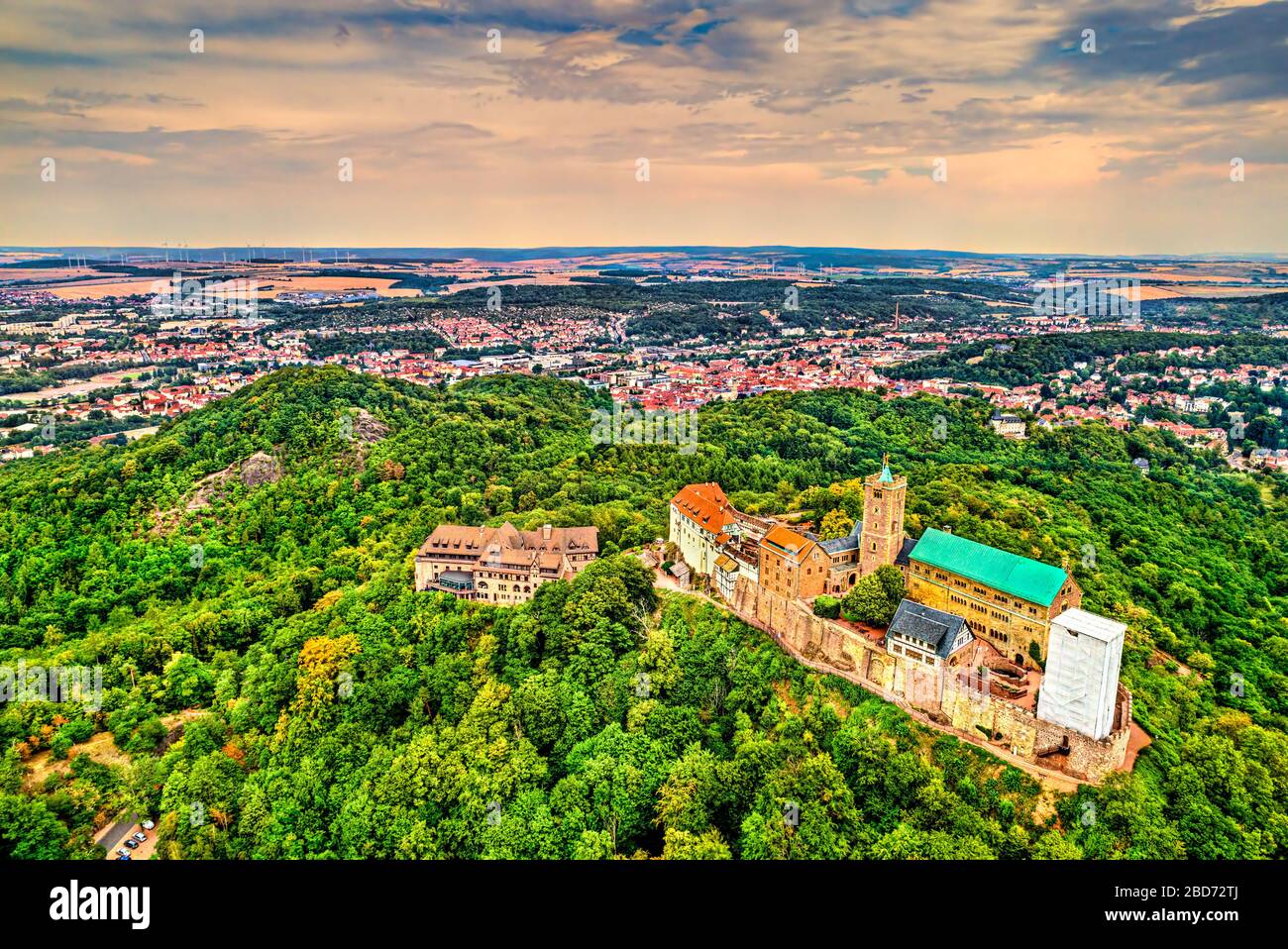 Wartburg Castle in Eisenach - Thuringia, Germany Stock Photo - Alamy