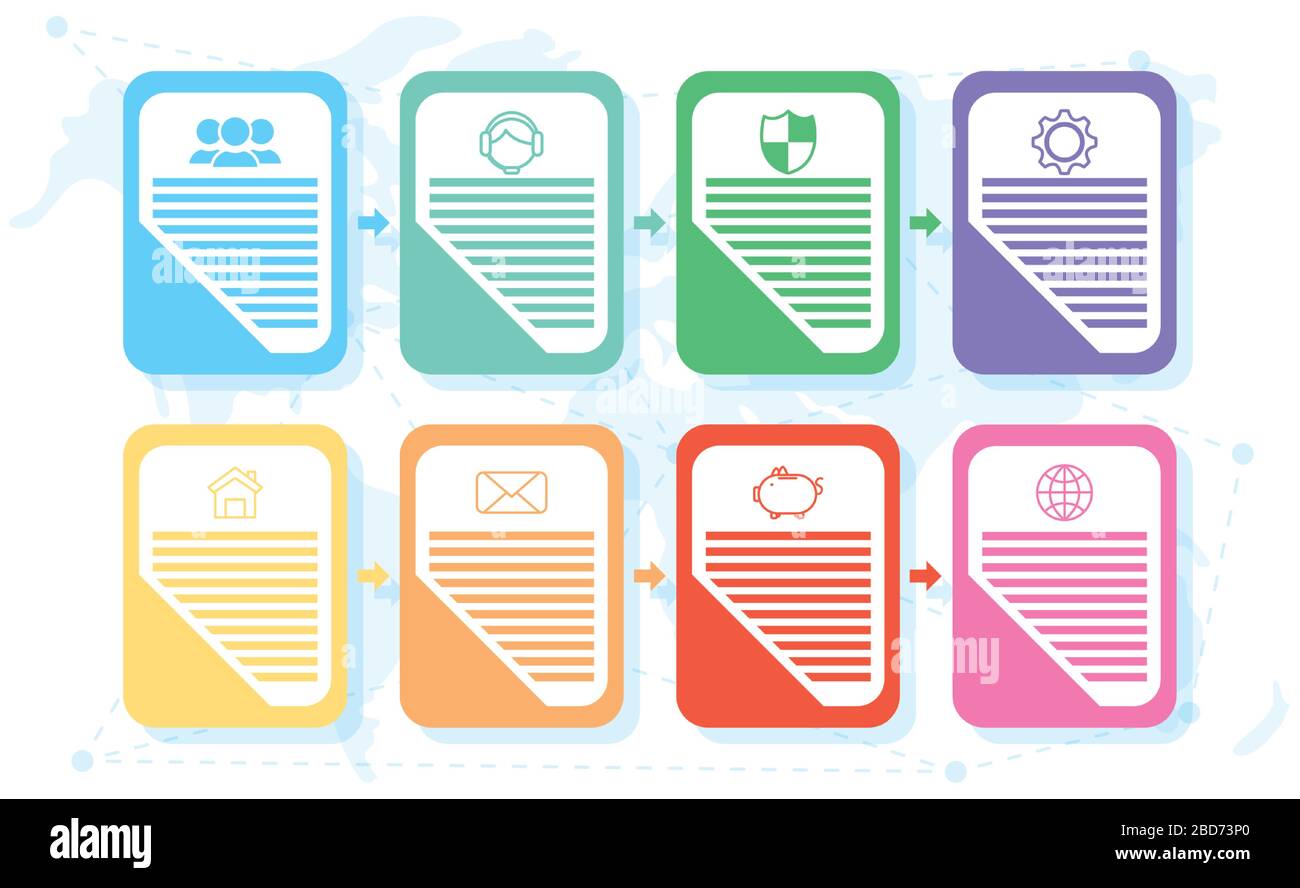 business squares time line infographics Stock Vector Image & Art - Alamy