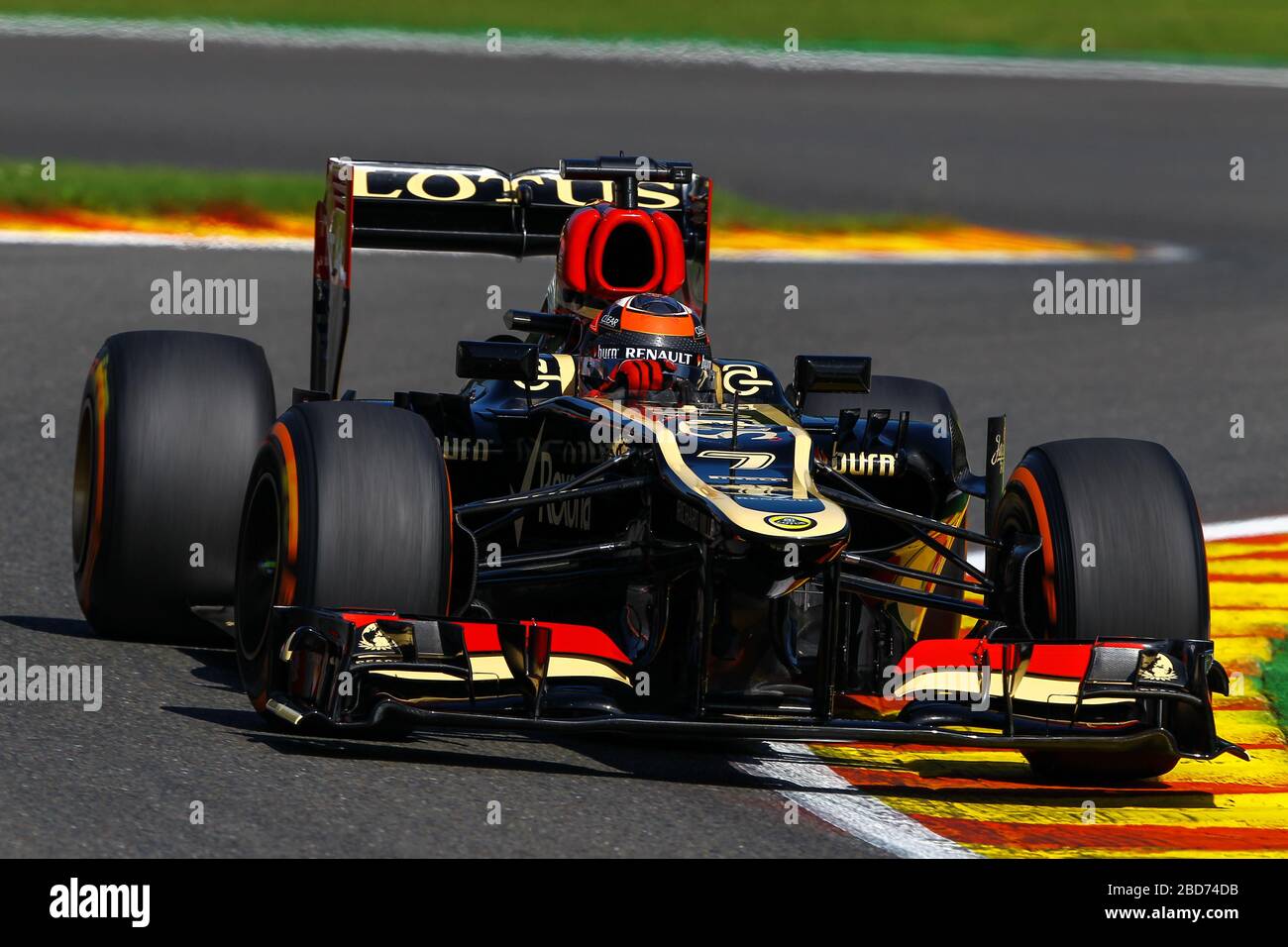 Kimi Raikkonen, Lotus E21 Renault, Belgian GP 2013, Spa Francorchamps ...