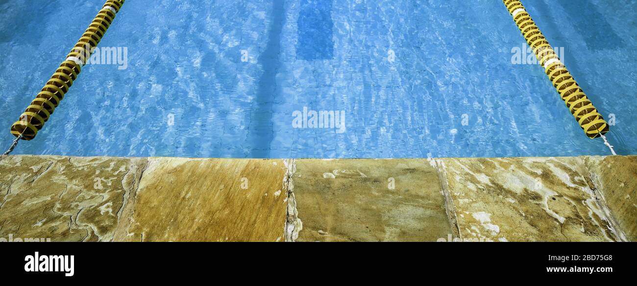Competition swimming pool background Stock Photo - Alamy