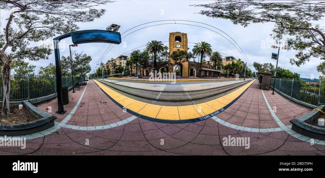 Promenade Rio Vista in Mission Valley, San Diego, California Stock ...