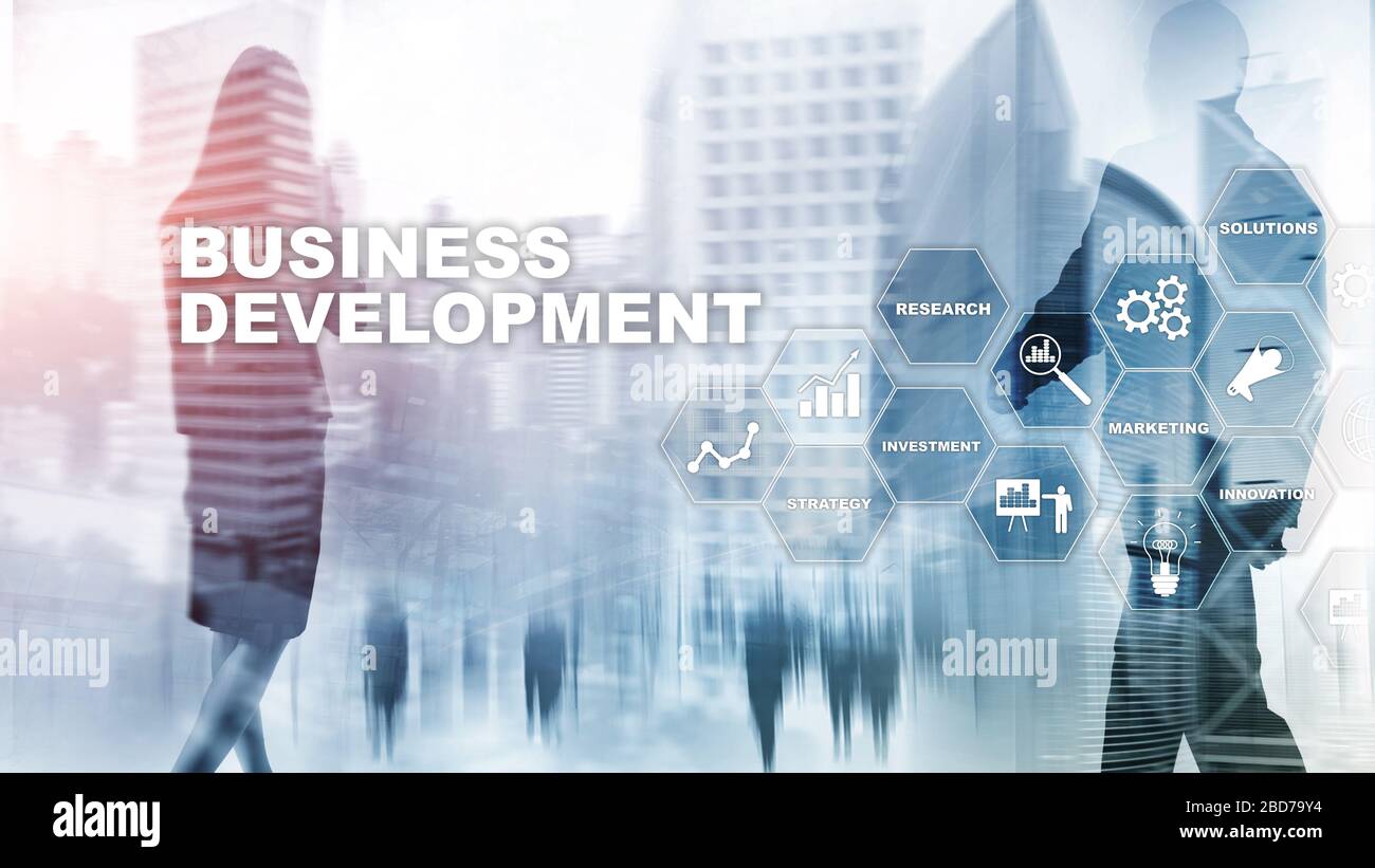 Business Development Startup Growth Statistics. Financial Plan Strategy ...