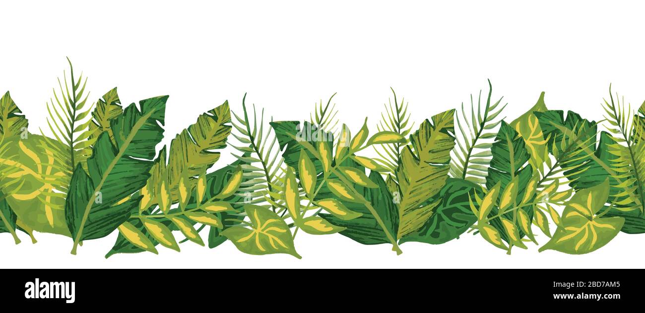 Tropical Palm Leaf Clip Art