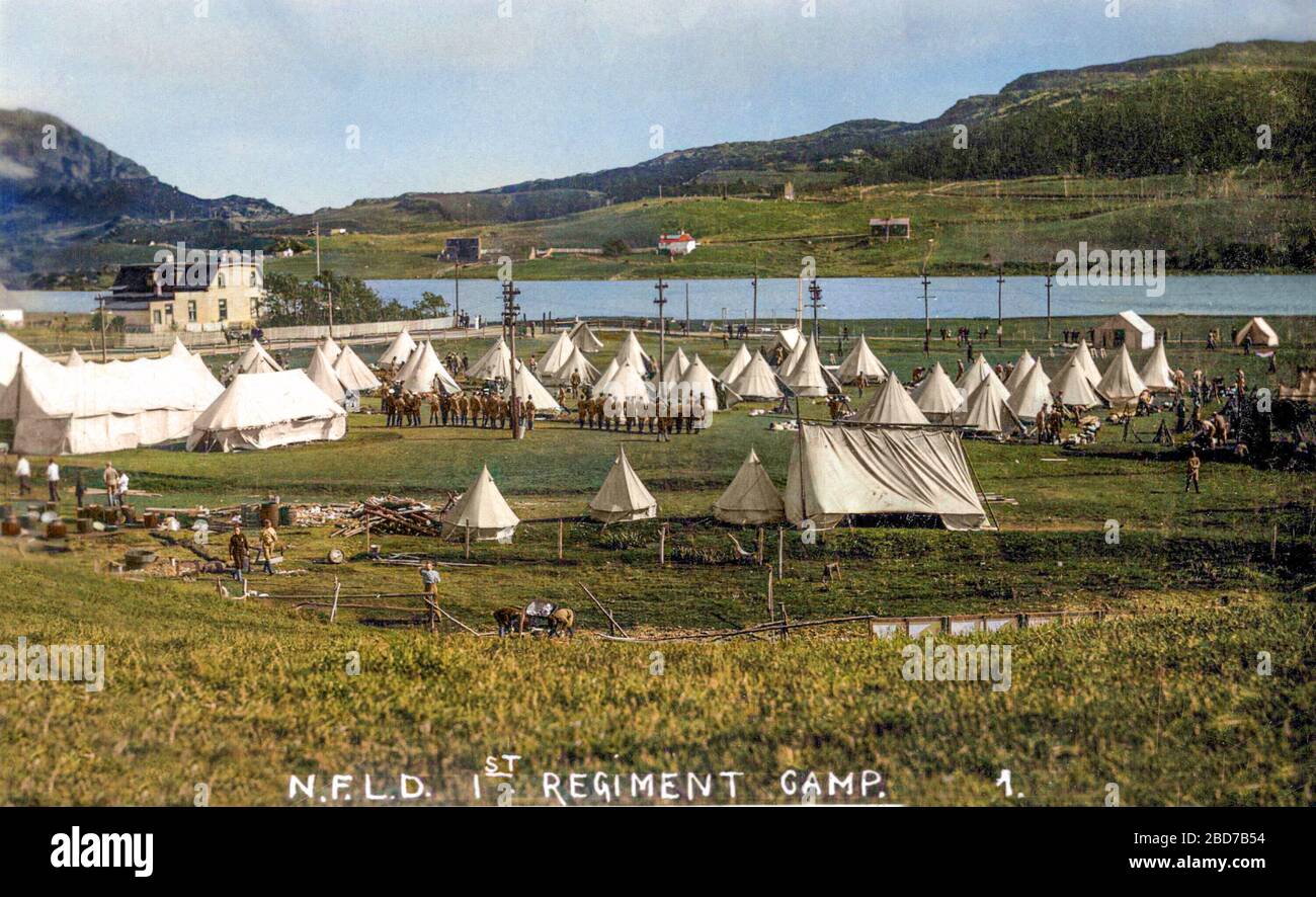 Newfoundland Regiment World War 1 High Resolution Stock Photography and ...