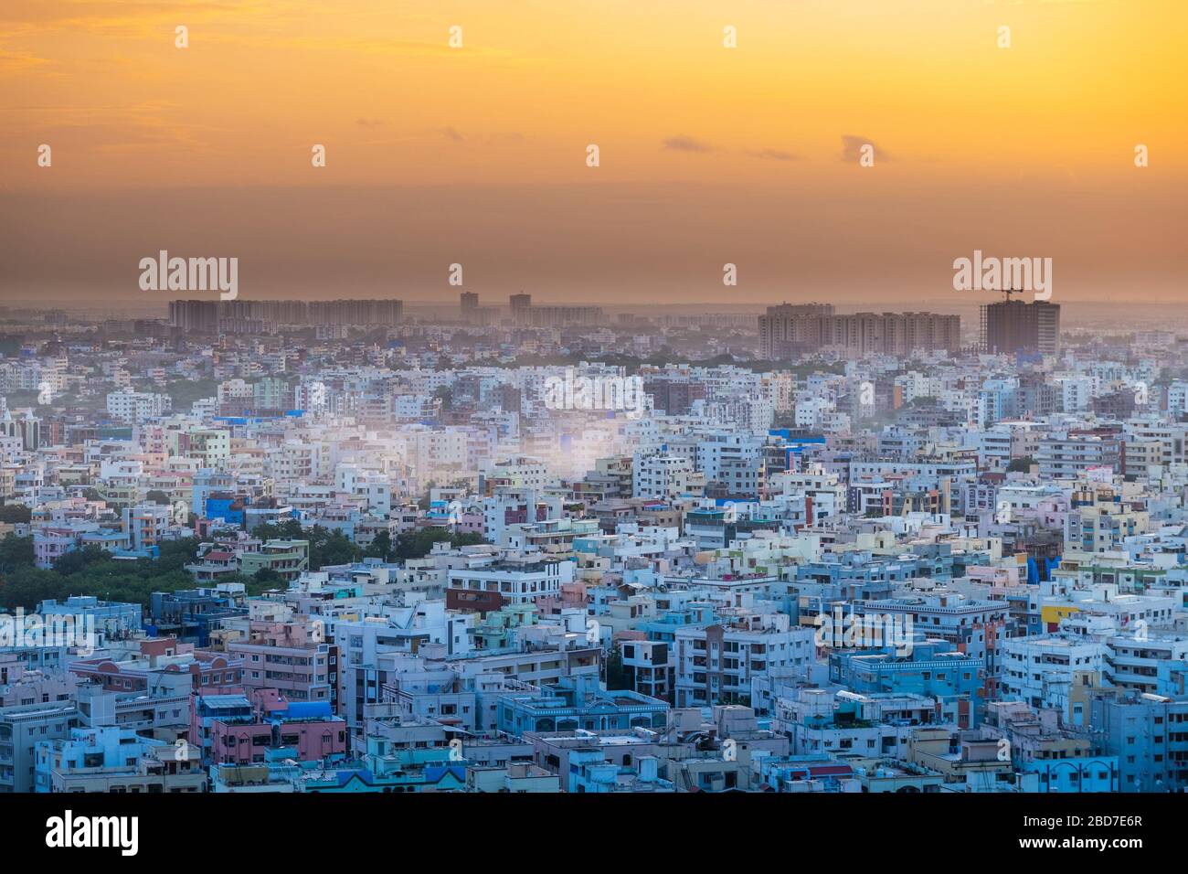 Hyderabad skyline hi-res stock photography and images - Alamy