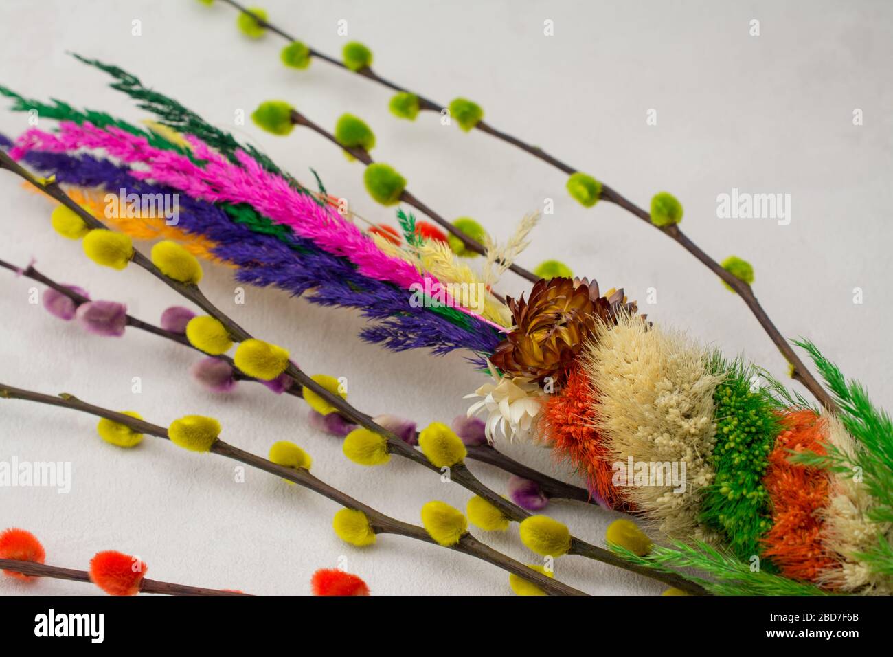 East European palm for palm sunday Stock Photo - Alamy