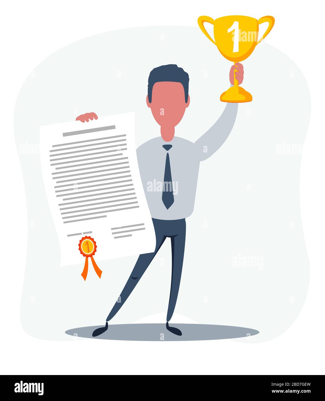 Certificate of recognition Cut Out Stock Images & Pictures - Alamy