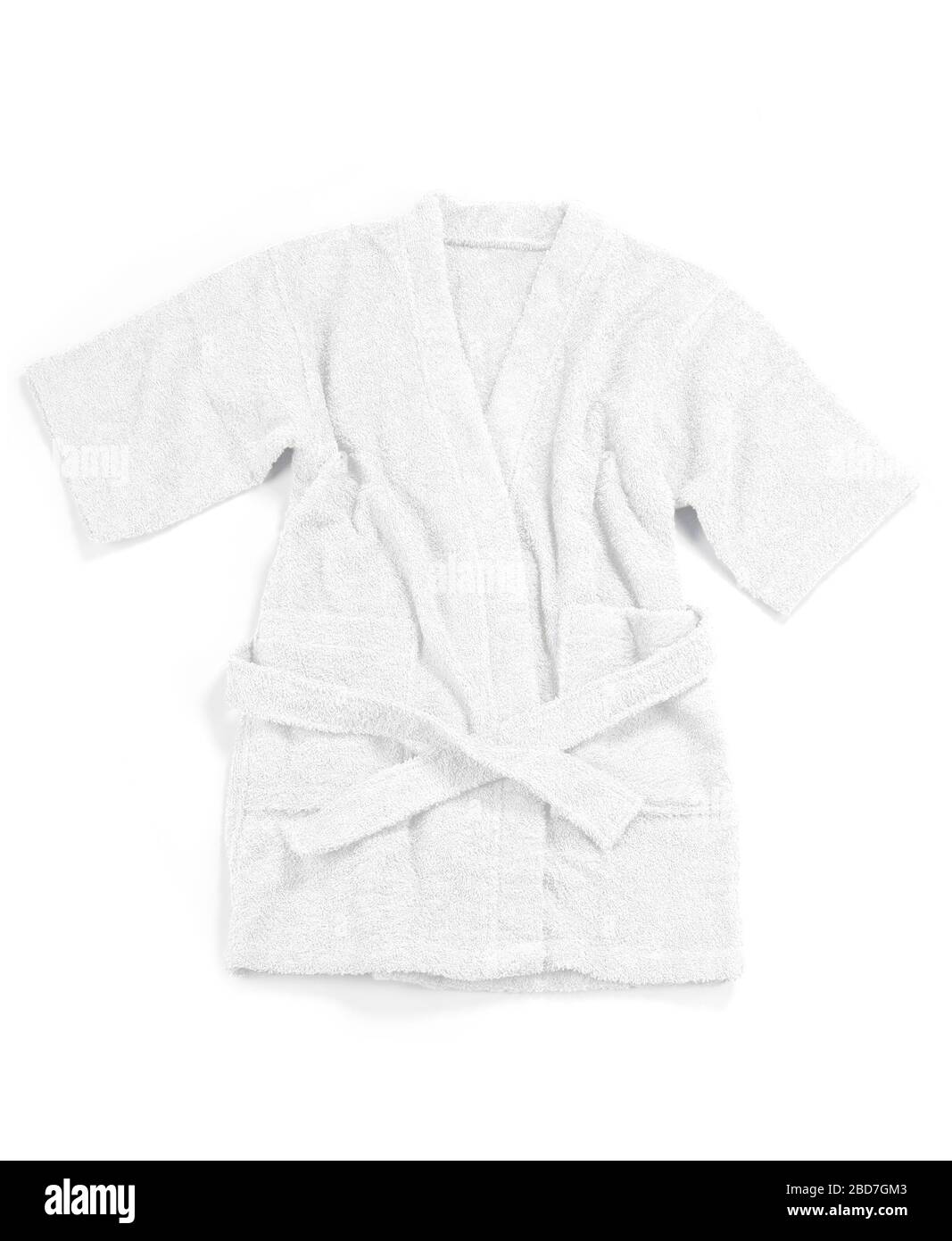 Child's bathrobe, folded and open bathrobe. Kids in the hotel Stock ...