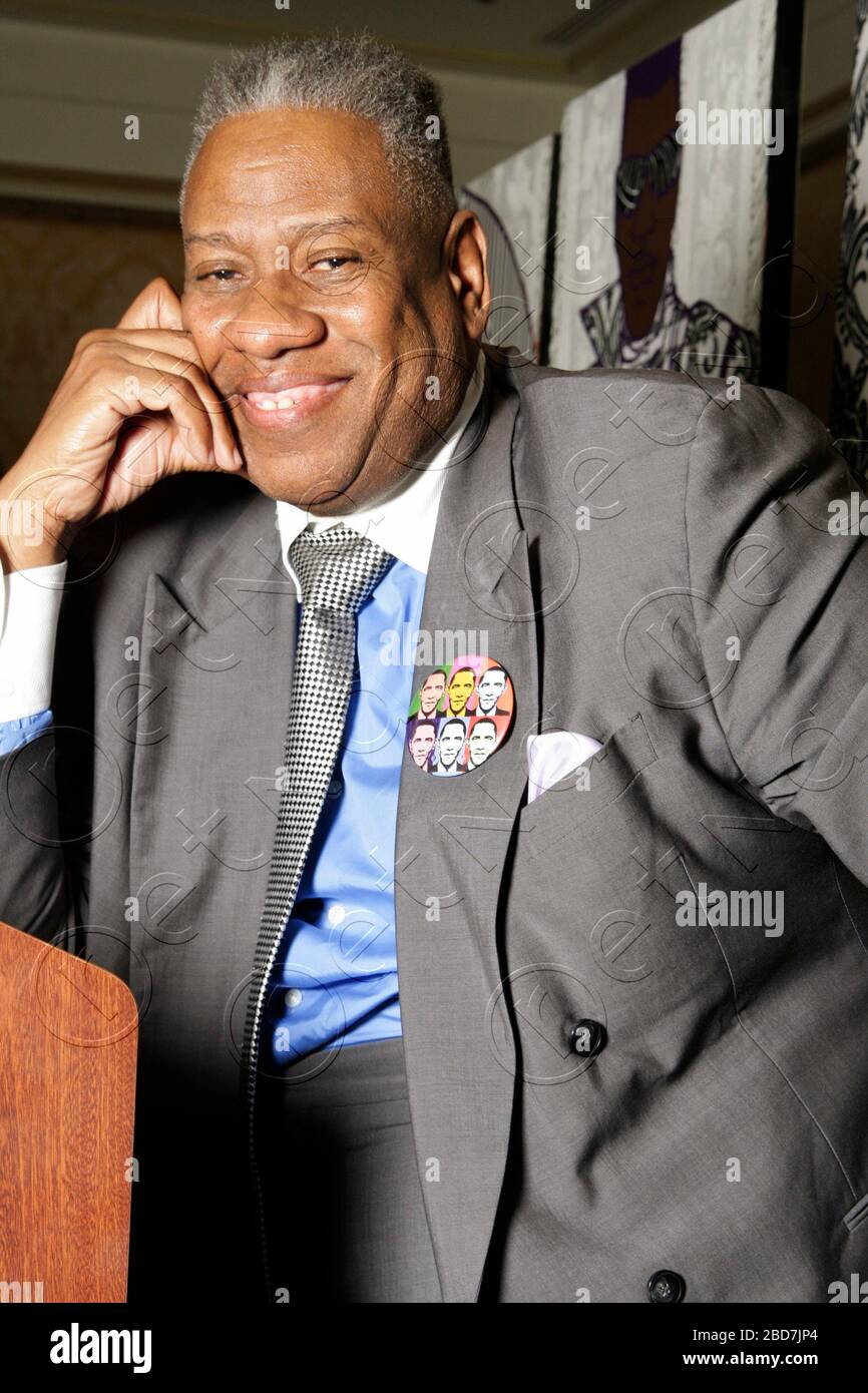 Portraits of fashion magnate and Vogue editor-at-large Andre Leon ...