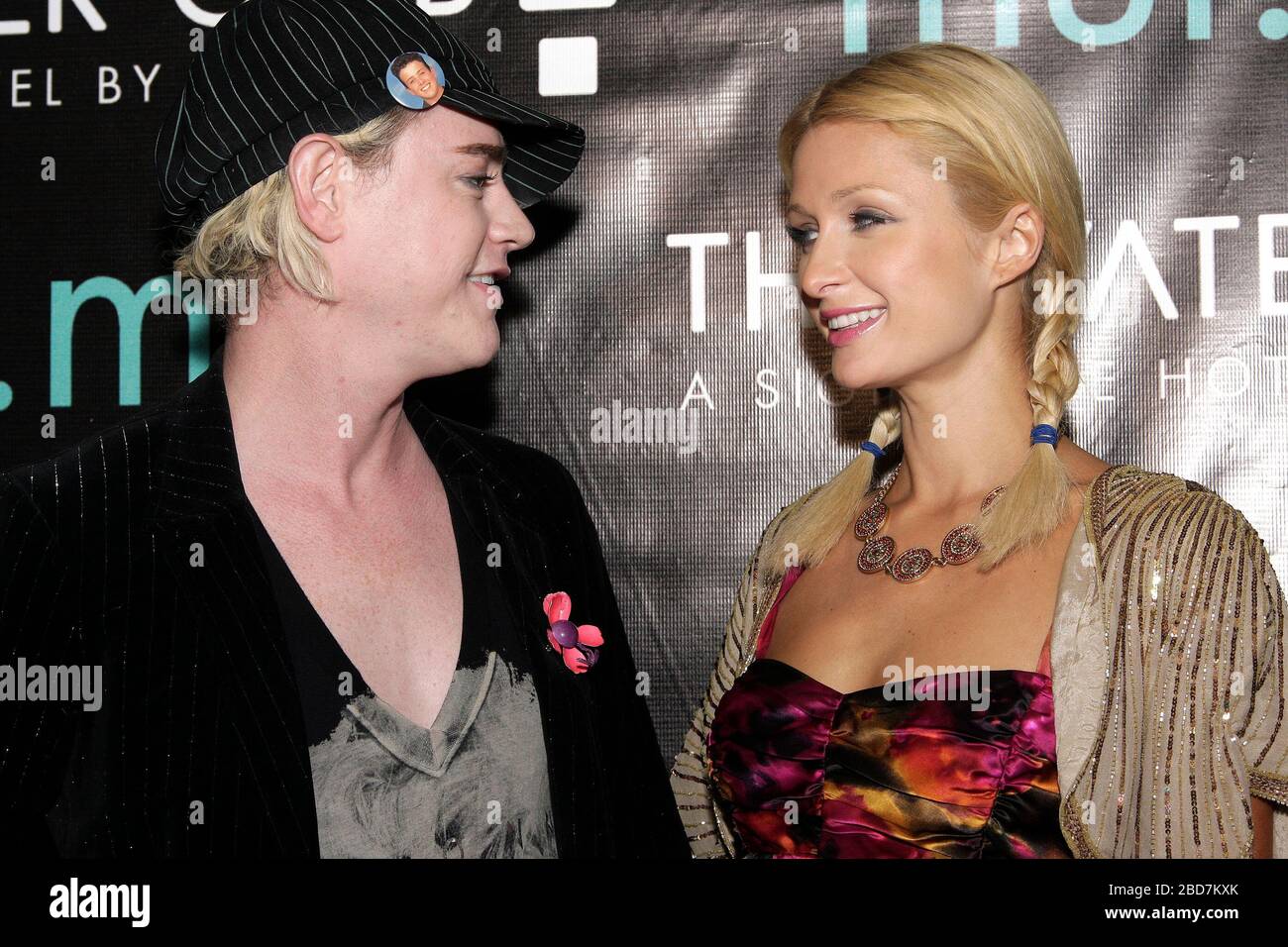 Richie Rich and Paris Hilton pictured at Mur.Mur at the Borgata in ...