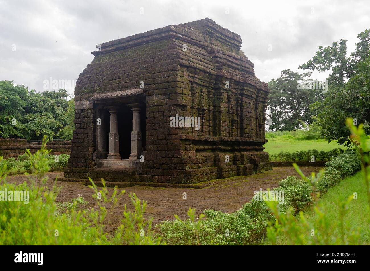 Mahadev Temple at Kurdi. The temple was translocated brick by brick ...