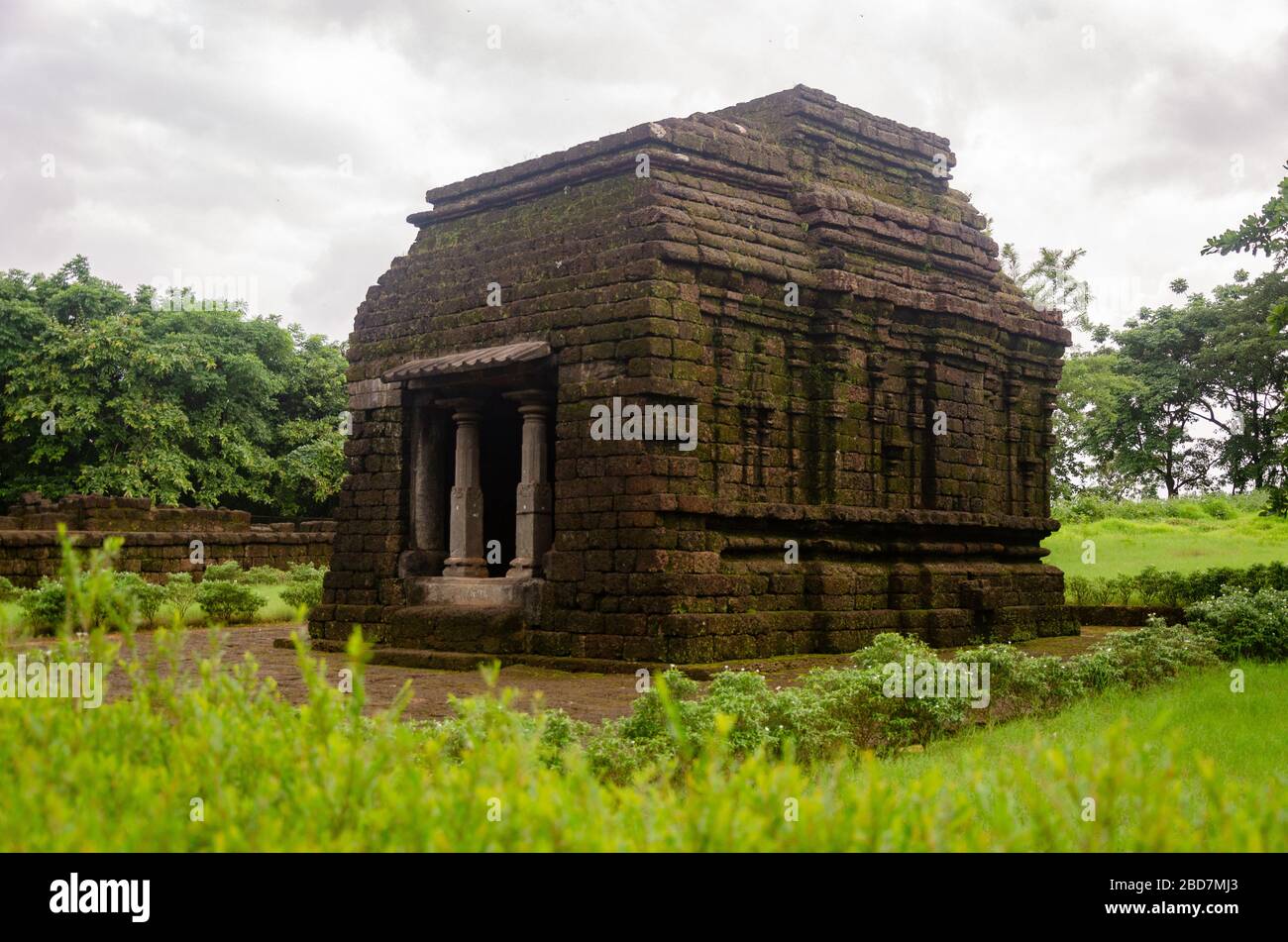 Mahadev Temple at Kurdi. The temple was translocated brick by brick ...