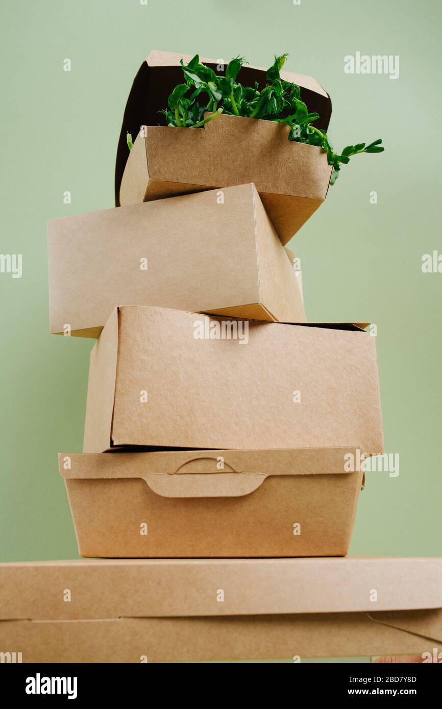 Compostable food box hi-res stock photography and images - Alamy