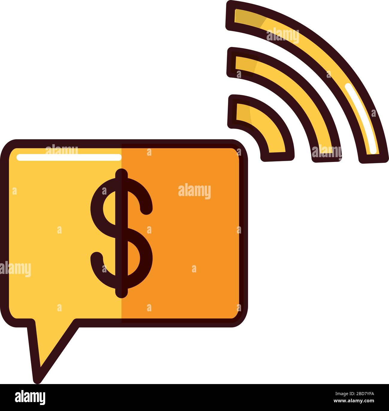 money connection digital shopping or payment mobile banking vector ...