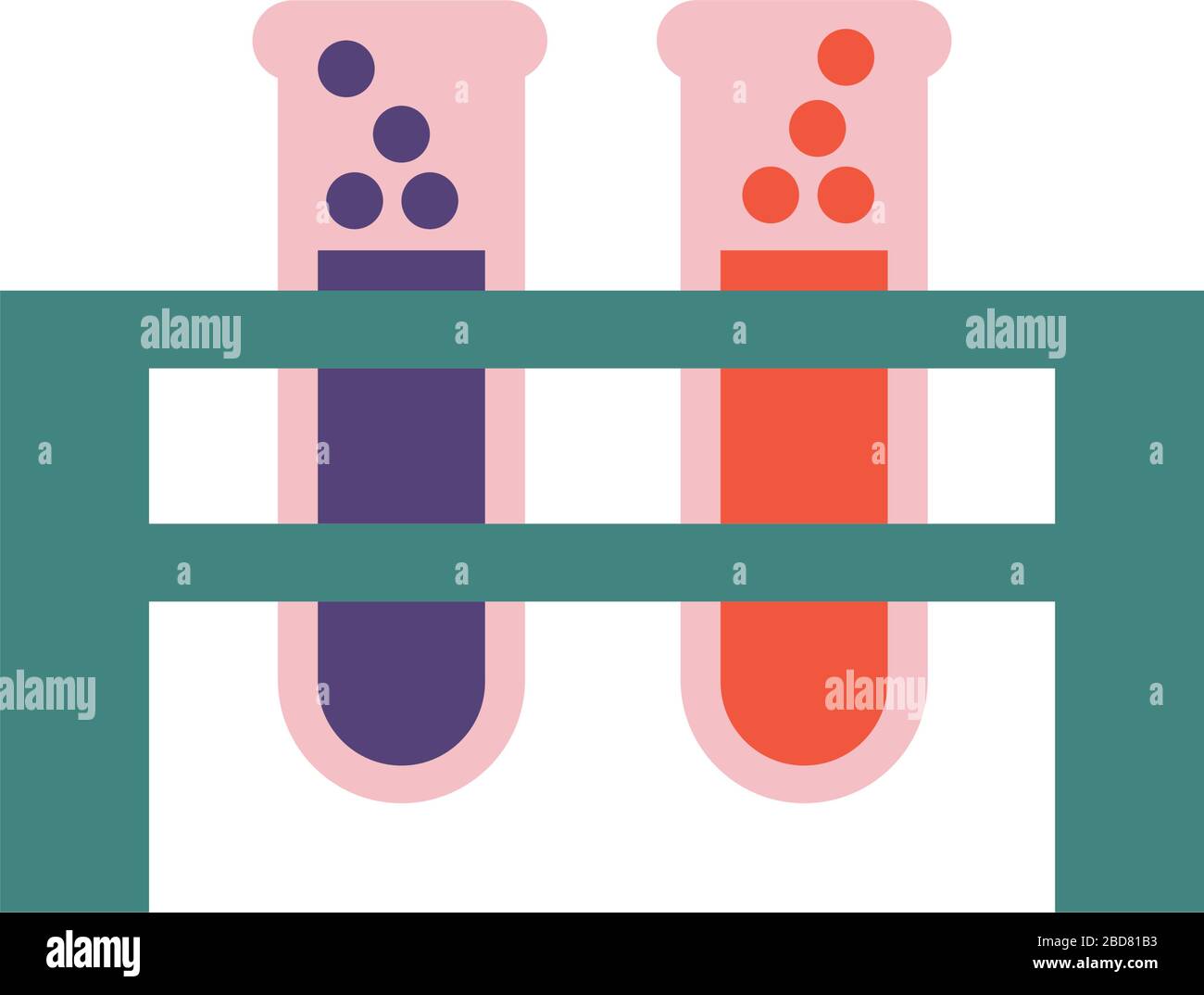 tubes tests laboratory flat style Stock Vector Image & Art - Alamy